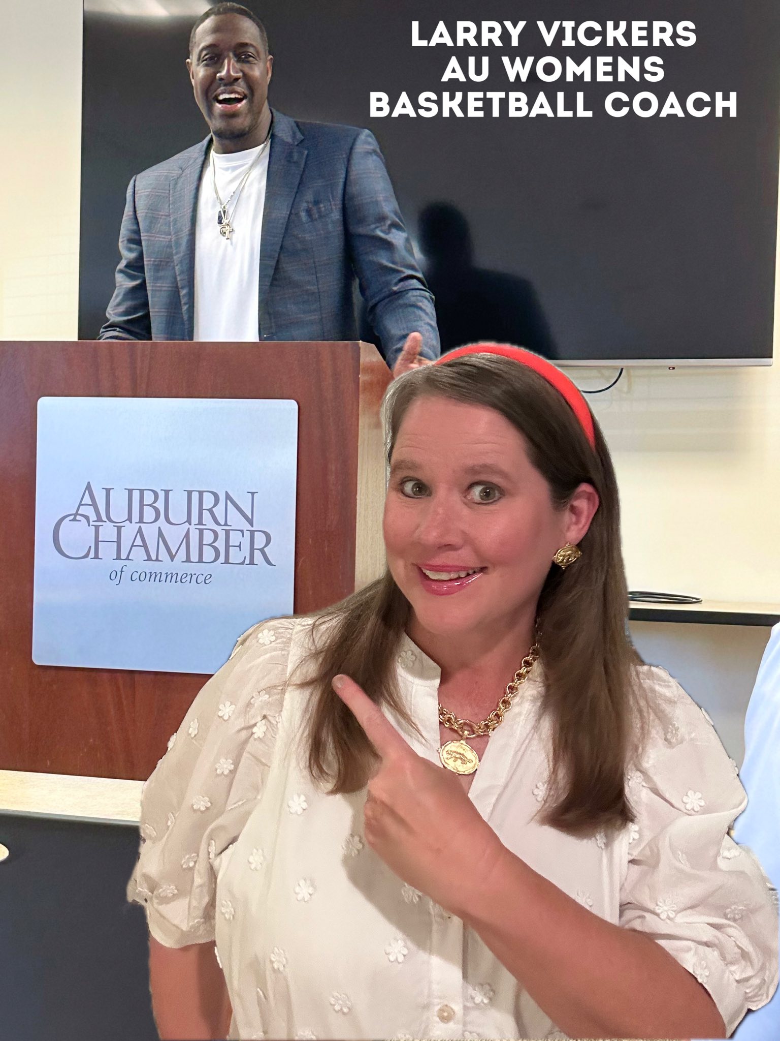 Honored to Meet Coach Larry Vickers—AU Women’s Basketball Just Got Even ...