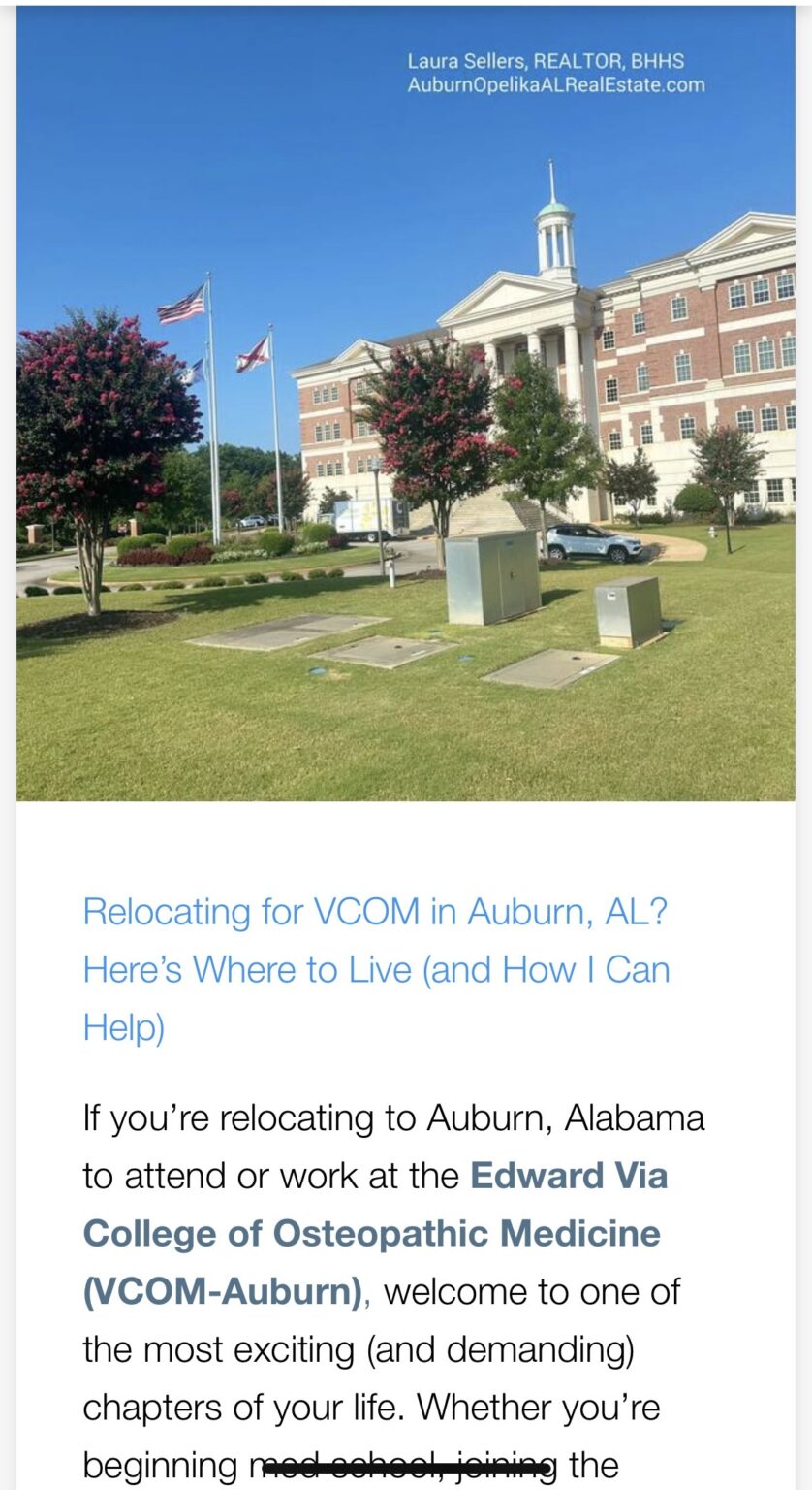 Relocating for VCOM in Auburn, AL? Here’s Where to Live (and How I Can ...